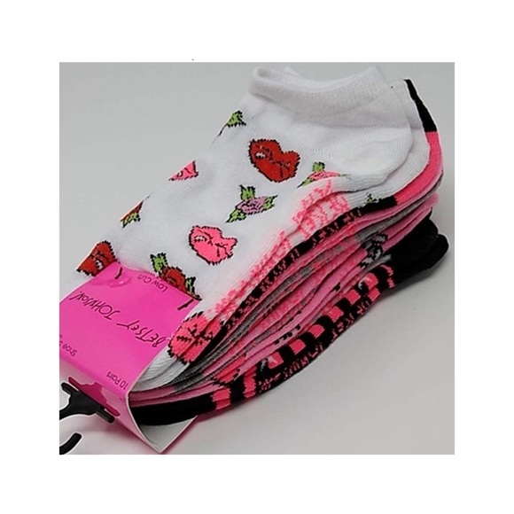 Betsey Johnson | Accessories | Pack Betsey Johnson Kisses Hearts Lo Cut ...